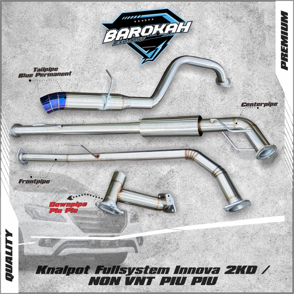 Jual KNALPOT FULL SYSTEM PIU PIU INNOVA 2KD / FORTUNER NON VNT | Shopee ...