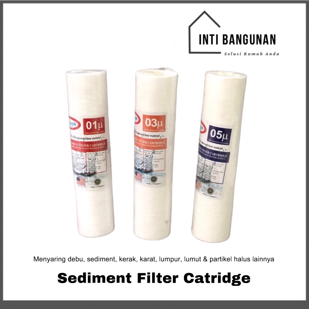 Jual Isi Refill Cartridge Filter Air Watertech 10" Sediment Saringan ...