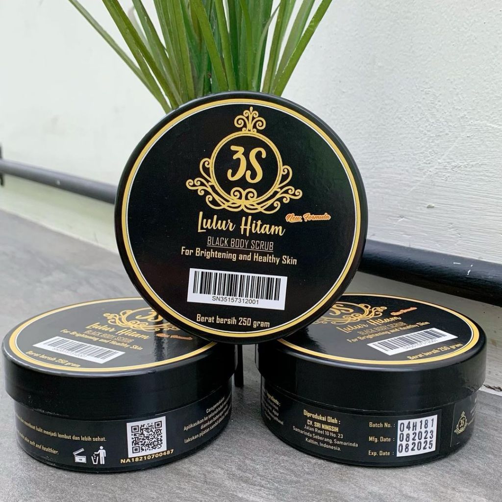 Jual LULUR HITAM 3S ORIGINAL BPOM | LULUR HITAM | BEDDA LOTONG | 3S ...