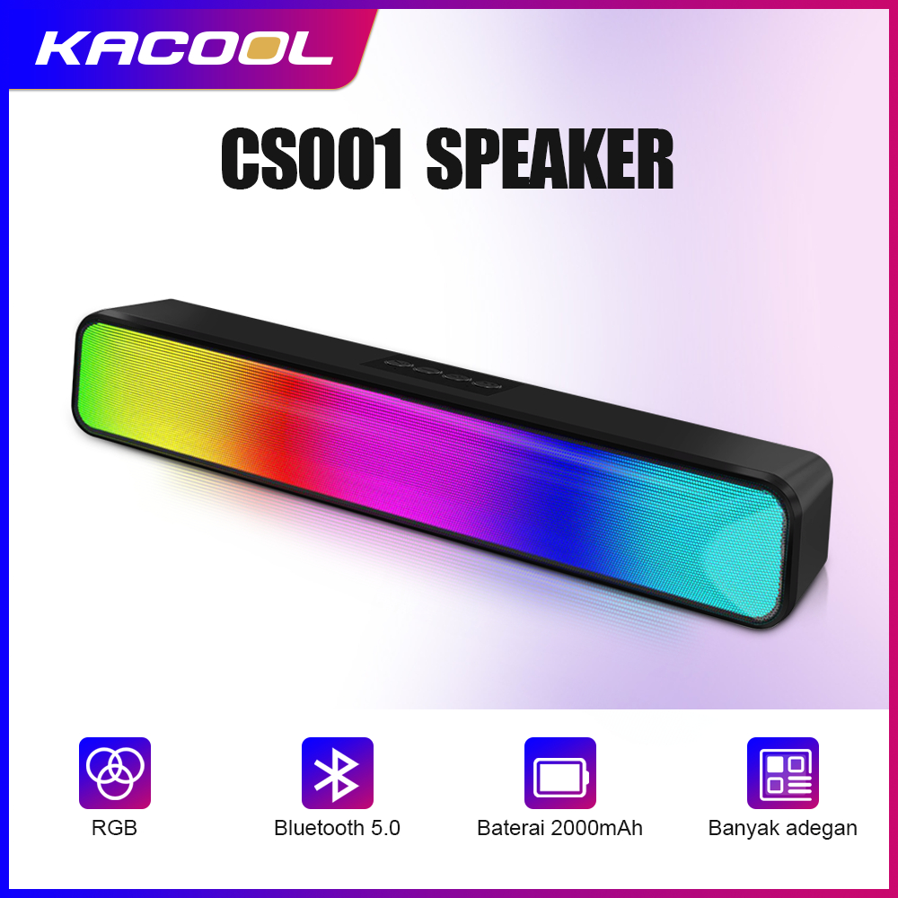 Jual Popcorn Speaker Bluetooth Soundbar Wireless Multifunction RGB Desktop Bluetooth Speaker ...