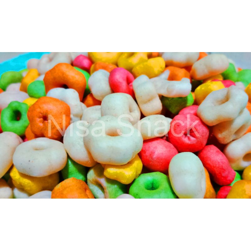 Jual Sakura warna warni / Snack Riry Murah atau Pilus sakura berat 500 ...