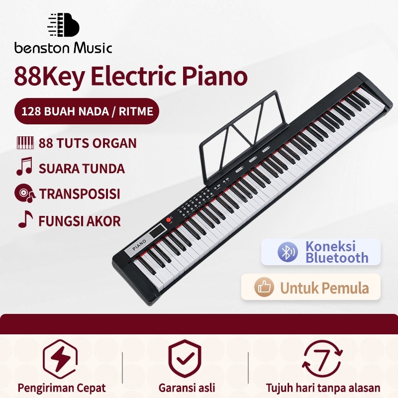 Jual Benston Music- Keyboard Elektrik 88 Tuts Portabel Untuk Pemula ...