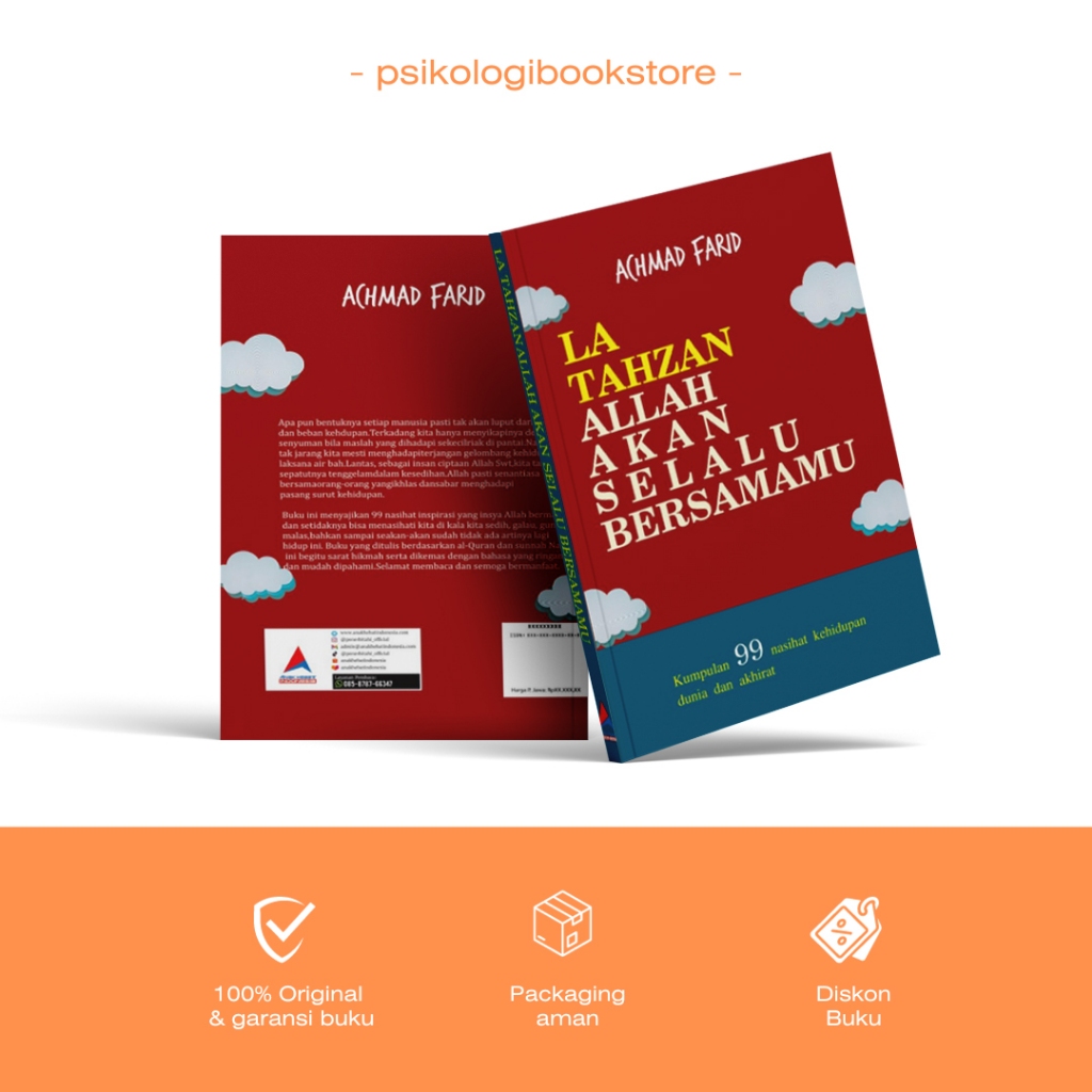 Jual Buku La tahzan Allah akan selalu bersamamu : kumpulan 99 nasihat kehidupan dunia dan ...