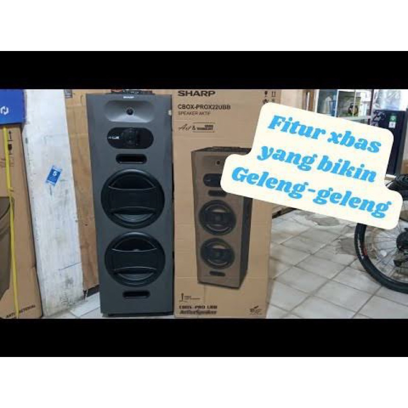 Jual Sharp Speaker Sharp Aktif Sharp Cbox Pro22ubb Big Woofer 12 X
