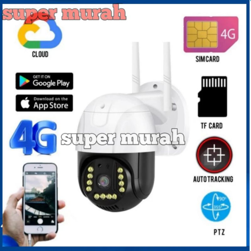 Jual NEW CCTV IP OUTDOOR TANPA WIFI CCTV SIMCARD 4G V380 PRO OUTDOOR WATERPROOF | Shopee Indonesia
