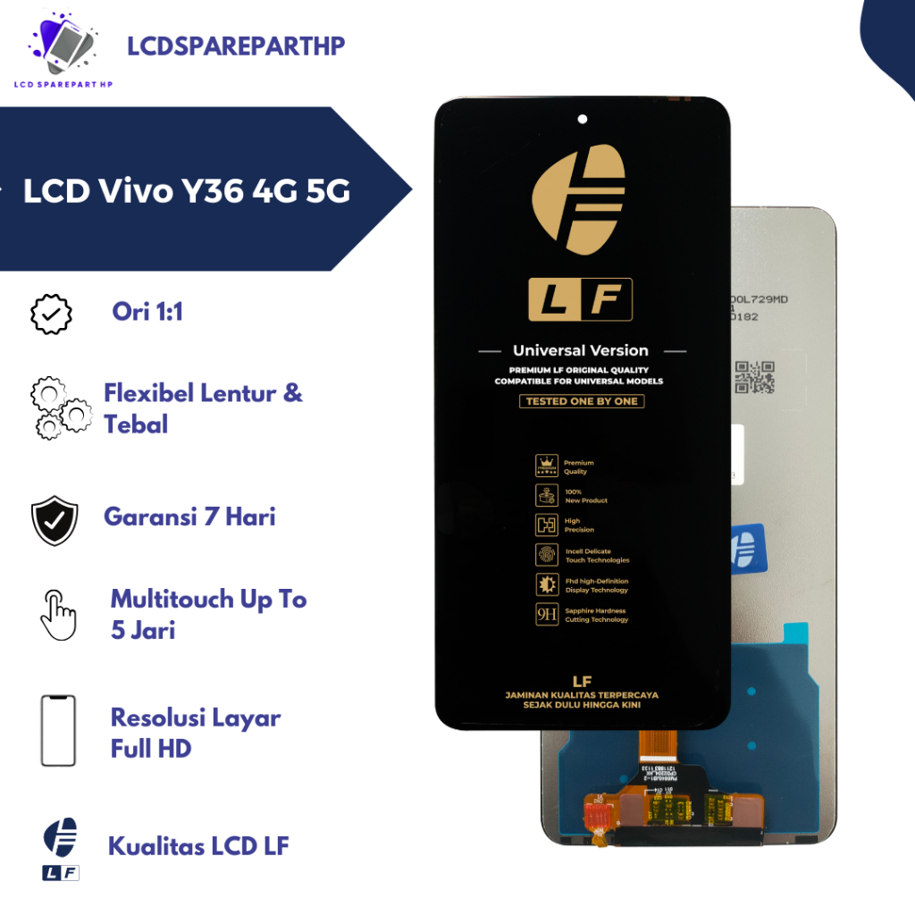 Jual LCD VIVO Y36 4G 5G / Z7 / Z7 X / Z8 / Z8X FULLSET TOUCHSCREEN ...