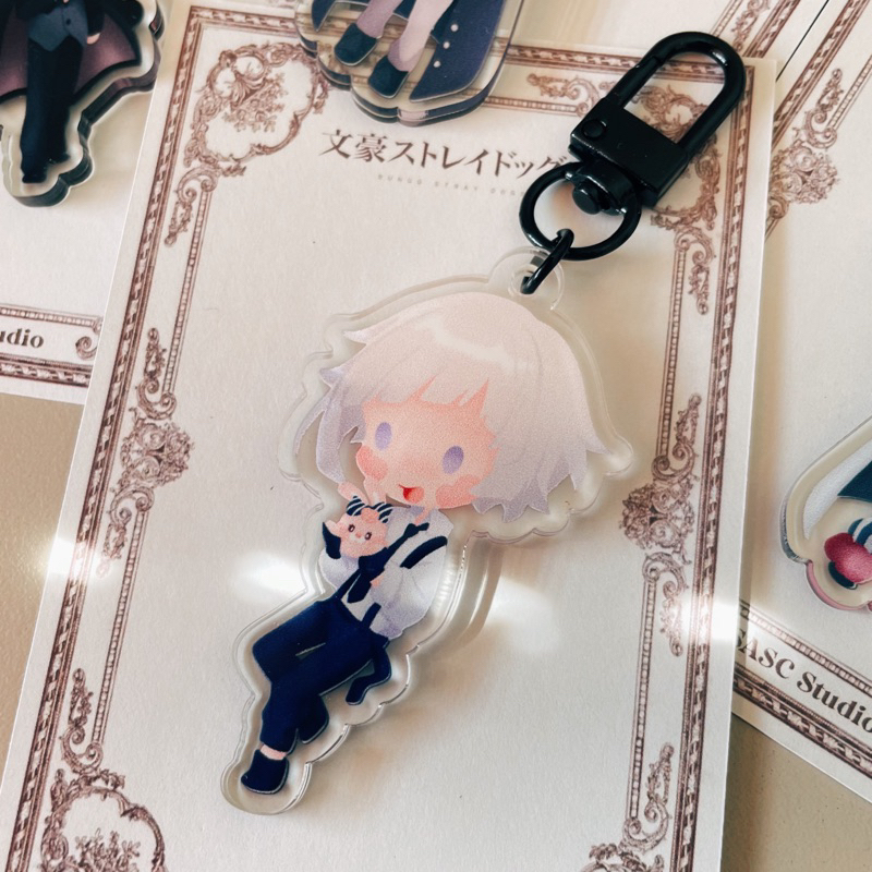 Jual BUNGO STRAY DOGS keychain | atsushi, dazai, ranpo, chuuya, fyodor ...