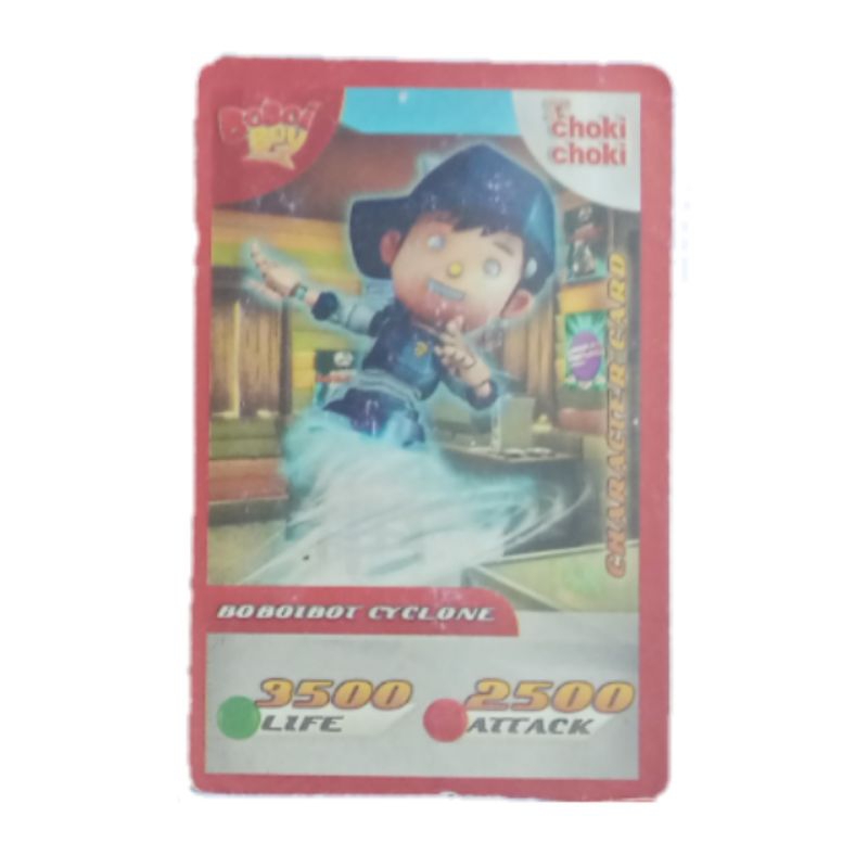 Jual Kartu Boboiboy Boboi Boy Choki Choki AR Mainan Card Tampil 3D Game ...