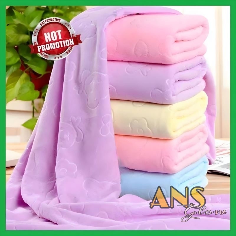 Jual HANDUK MANDI BESAR dan KECIL MICROFIBER POLOS UKURAN 70 cm x 140 ...