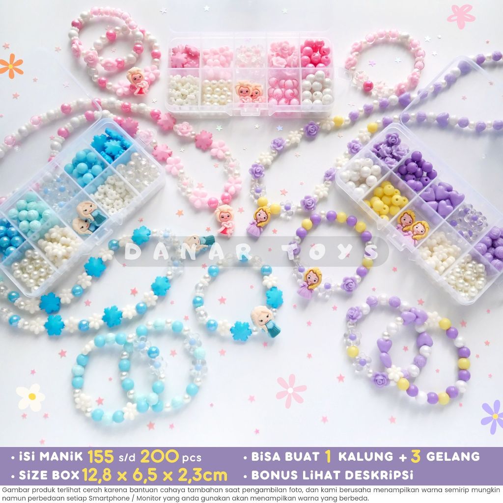 Jual Mainan Edukasi Anak Perempuan / Kerajinan Tangan / Gelang / Kalung ...