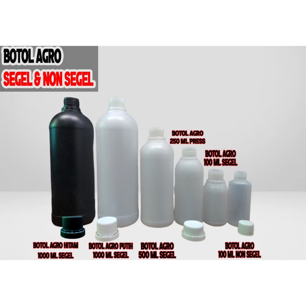 Jual Botol HDPE/Agro plastik/Tempat cairan bibit parfum/1 set tutup ...