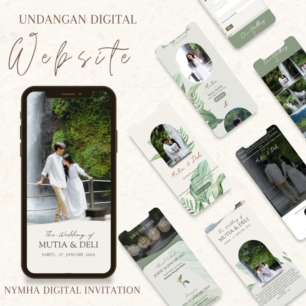 Jual Undangan Digital Website Murah & Cepat | Undangan pernikahan ...
