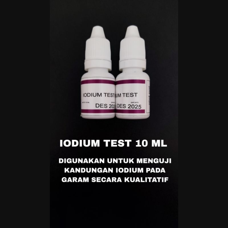 Jual Test Kit Yodium - Iodium test 10ml ORIGINAL | Shopee Indonesia