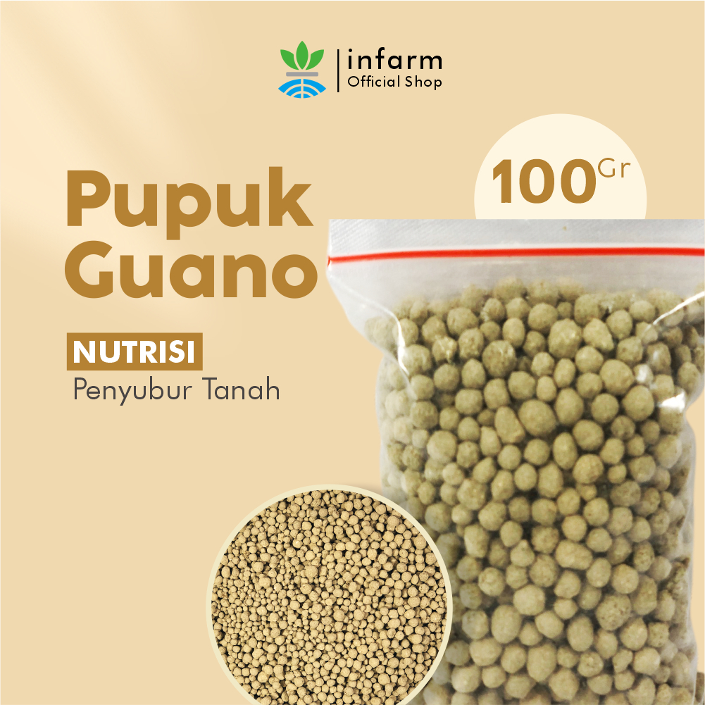 Jual Pupuk Organik Guano 100gr Granular Superfosfat Penyubur Tanaman ...