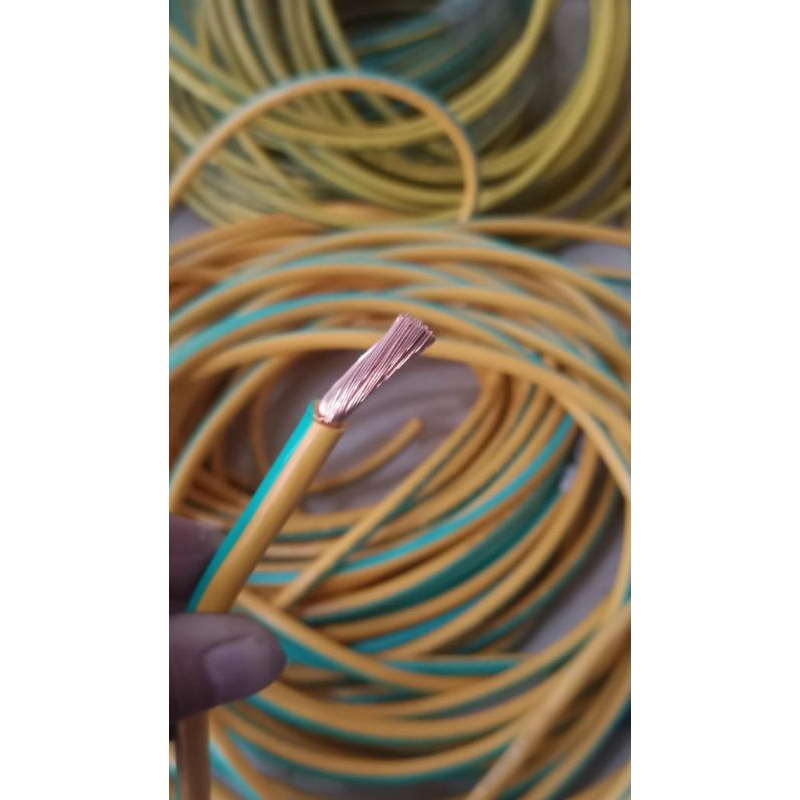 Jual Kabel Grounding 16mm NYAF / kabel 16mm Yellow Green | Shopee Indonesia