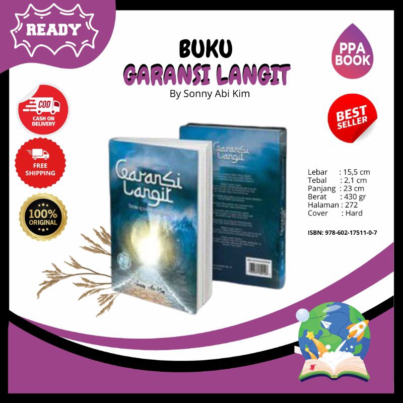 Jual buku garansi langit by sonny abi kim original 100% ppa book buku ...