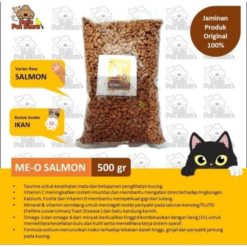 Jual meo catfood salmon 500gr | Shopee Indonesia