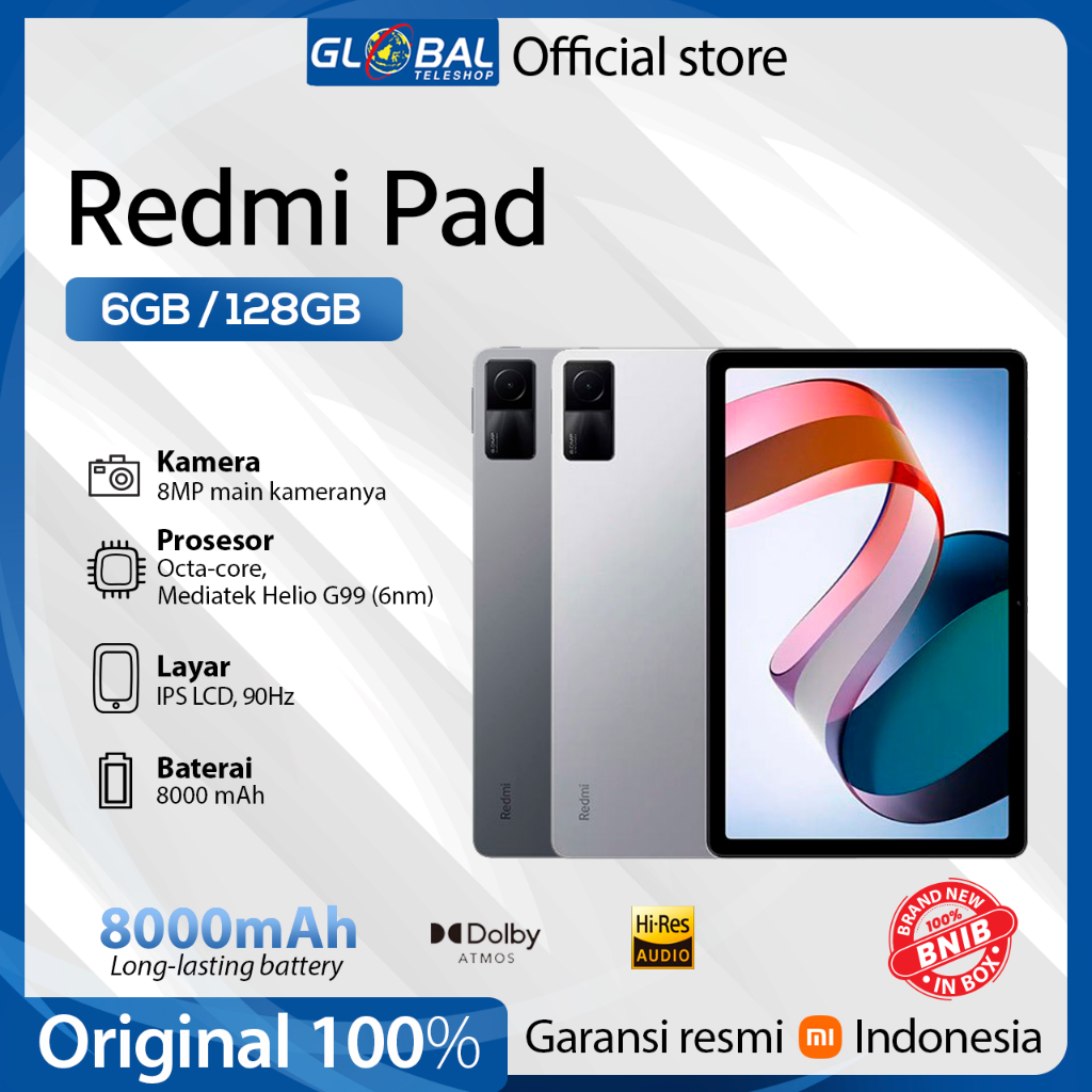 Jual Xiaomi Redmi Pad (6/128GB) Garansi Resmi | Shopee Indonesia