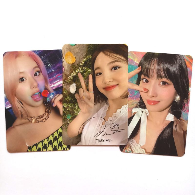 Jual chaeyoung fancy ring pop akik nayeon more & more mnm sign signed ...