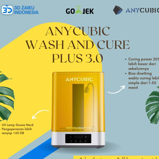 Jual Anycubic Wash and Cure PLUS 3.0 Larger Size 2 in 1 Uniform Curing ...
