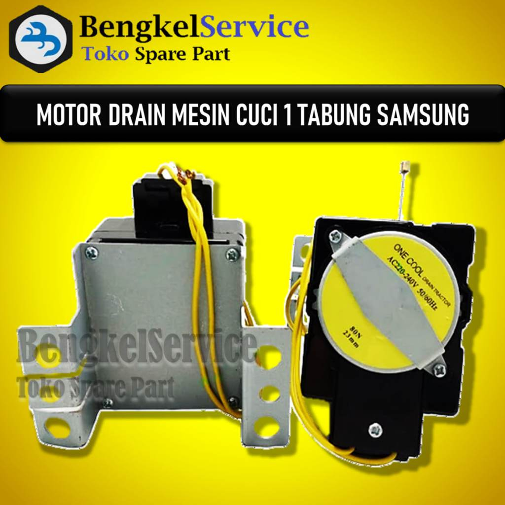 Jual Motor Drain Motor Mesin Cuci Samsung 1 Tabung Respound Switch QA22 ...