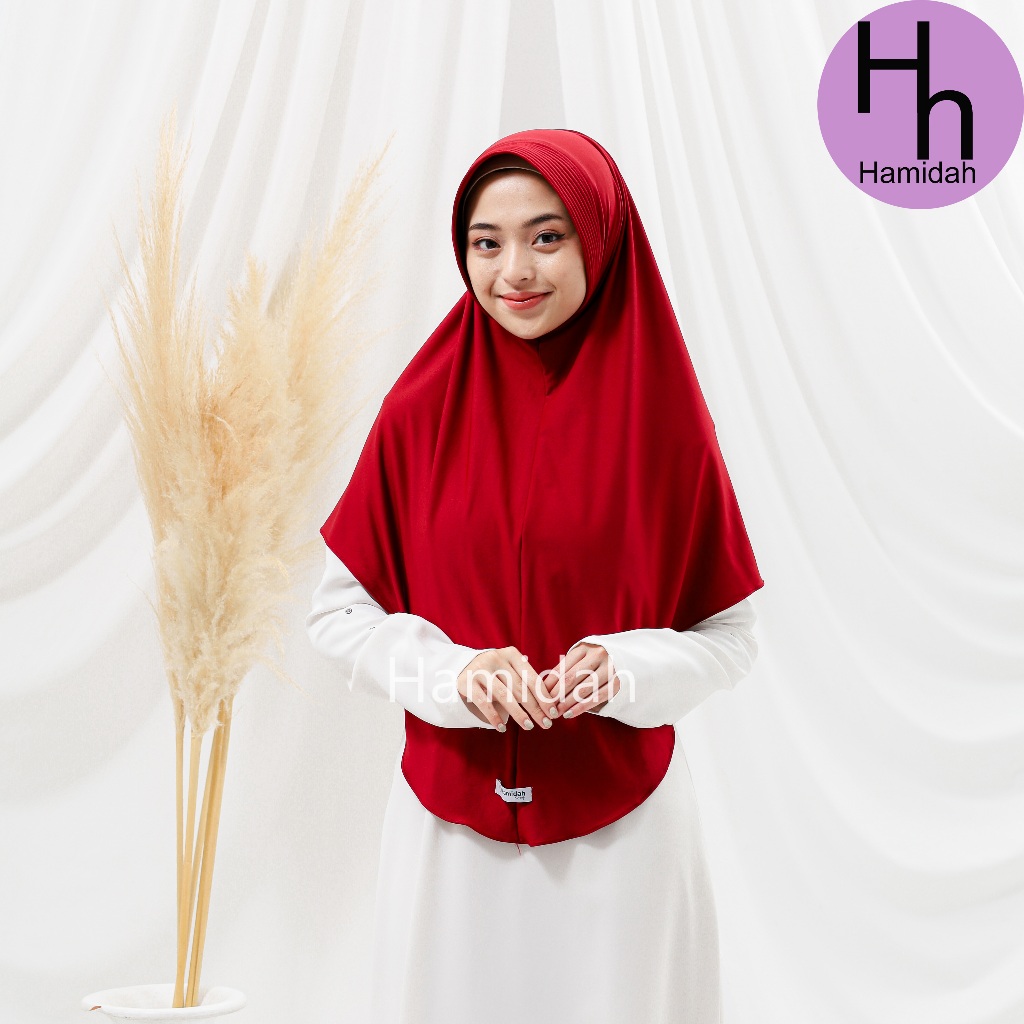 Jual Hamidah - Hijab Adeeva Bergo size XL Hamidah/Bergo Hamidah Pad Panjang | Shopee Indonesia