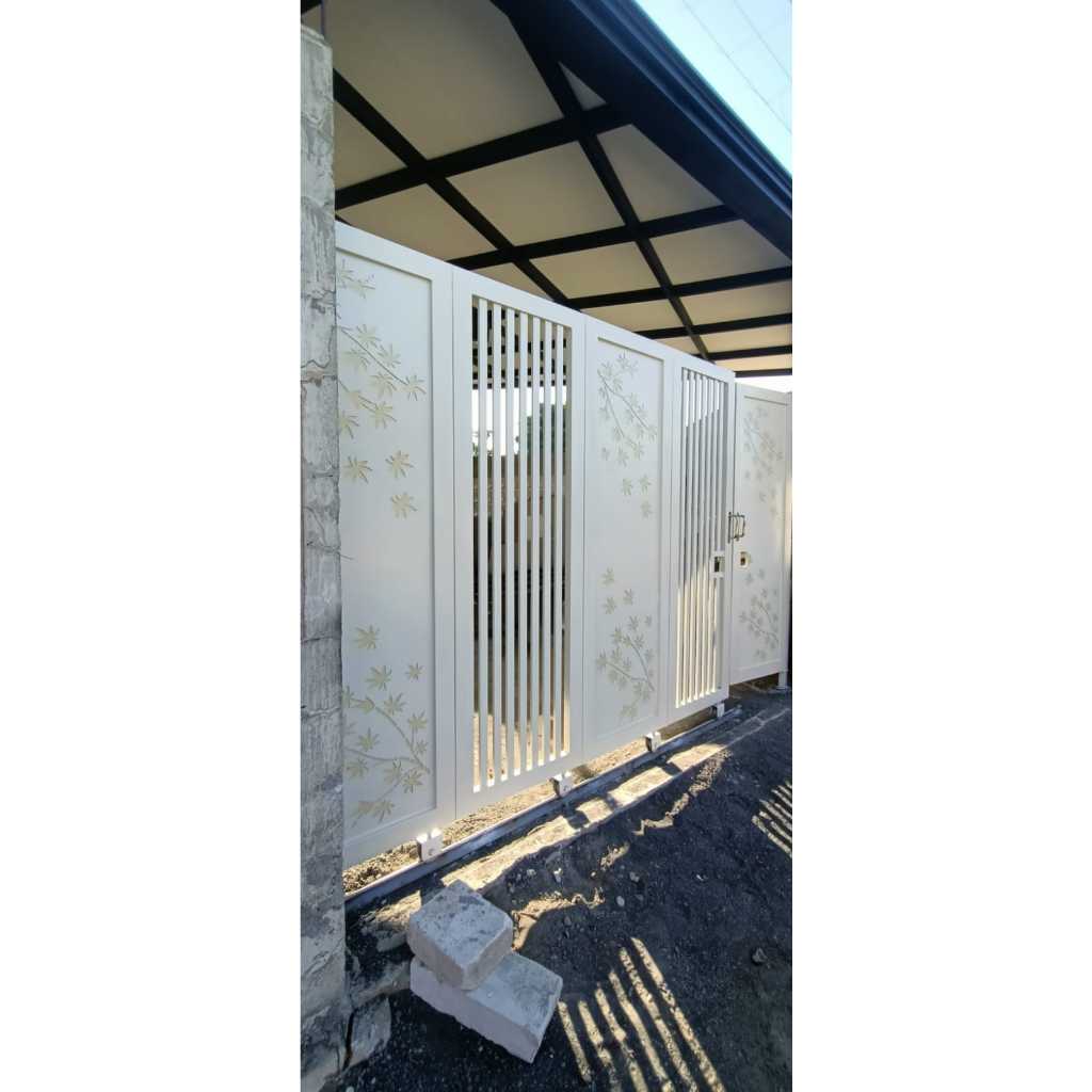 Jual Pagar plat cuttinglaser minimalis / pagar besi motif custom ...