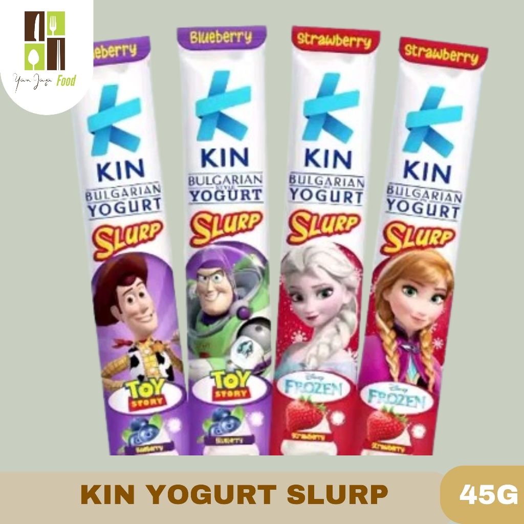 Jual Kin Bulgarian Yogurt Slurp Kids / Youghurt Blueberry / Strawberry / Marshmellow / Original ...