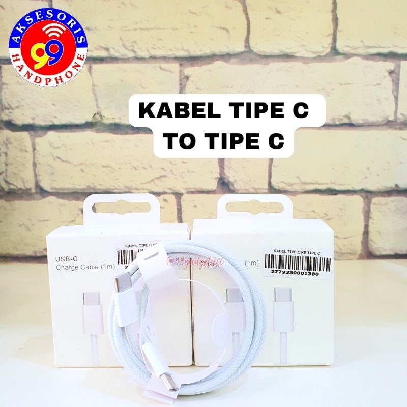 Jual KABEL USB TIPE C TO TIPE C fast charging | Shopee Indonesia