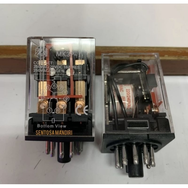 Jual Relay Riley MK3P 220V 220VAC AC 220 Volt 11 Pin MK3P-I ZN | Shopee ...
