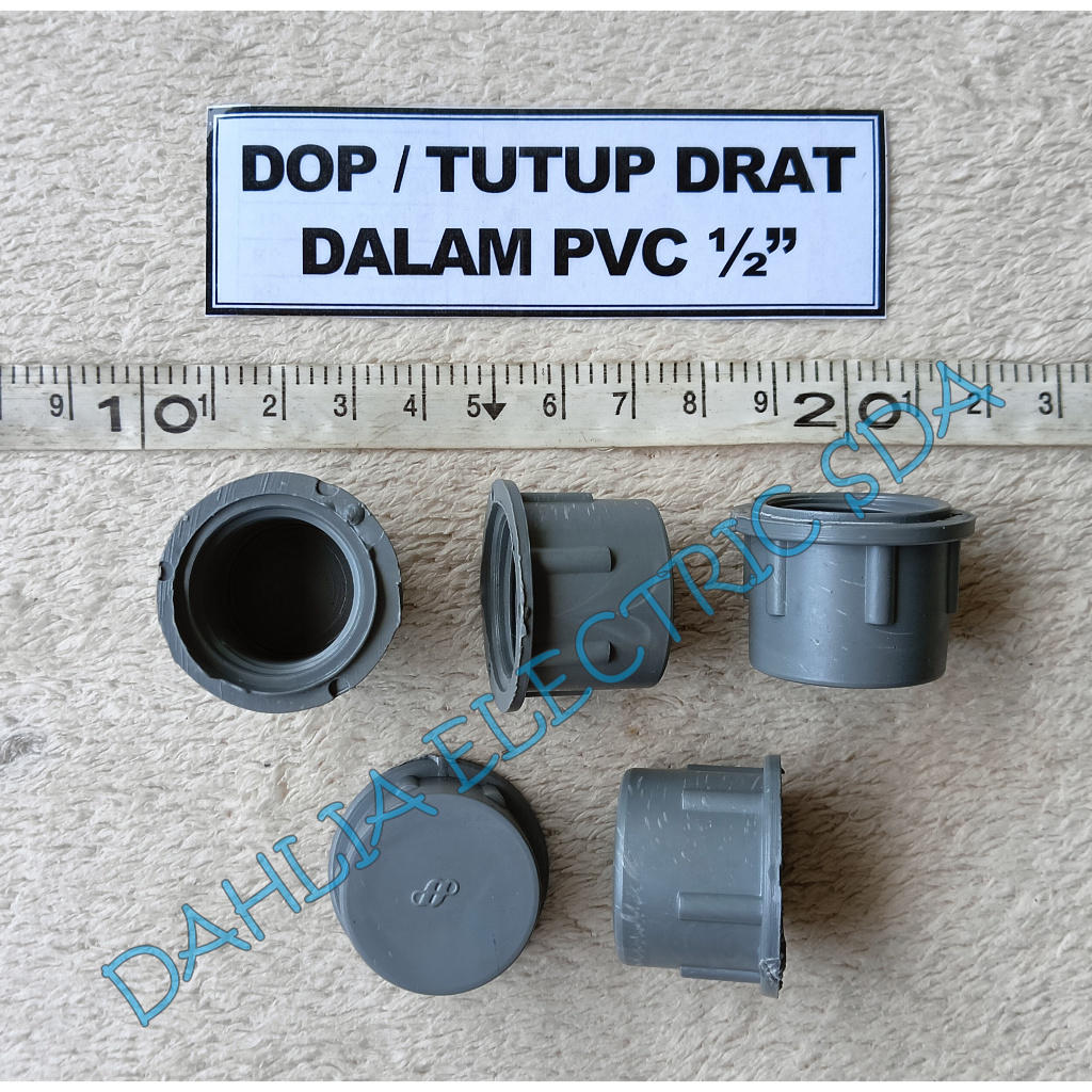 Jual DOP ATAU TUTUP DRAT DALAM PVC 1/2 INCH | Shopee Indonesia