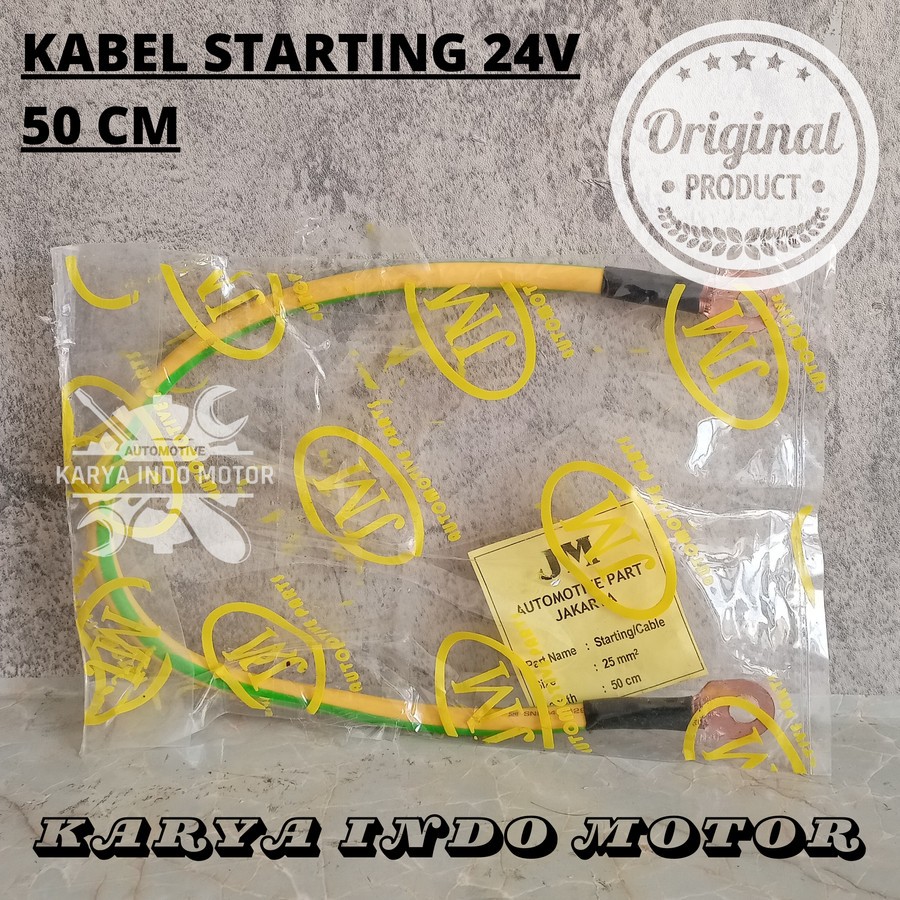 Jual KABEL AKI MASSA 50CM / KABEL ACCU 24V UNTUK MOBIL & TRUK - 50CM | Shopee Indonesia