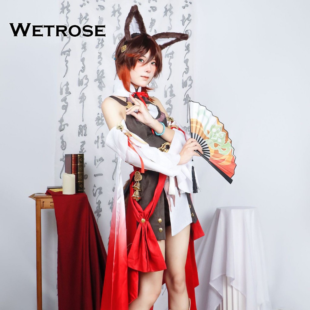 Jual 【wetrose】 Honkai Star Rail Tingyun Ting Yun Cosplay Women Costume Fox Set Kostum Wanita