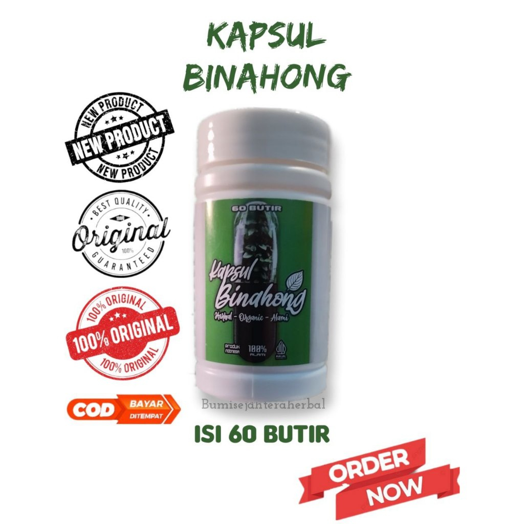 Jual Jual terbaru kapsul binahong original 100% isi 60 kapsul - bsejahteraherbal | Shopee Indonesia