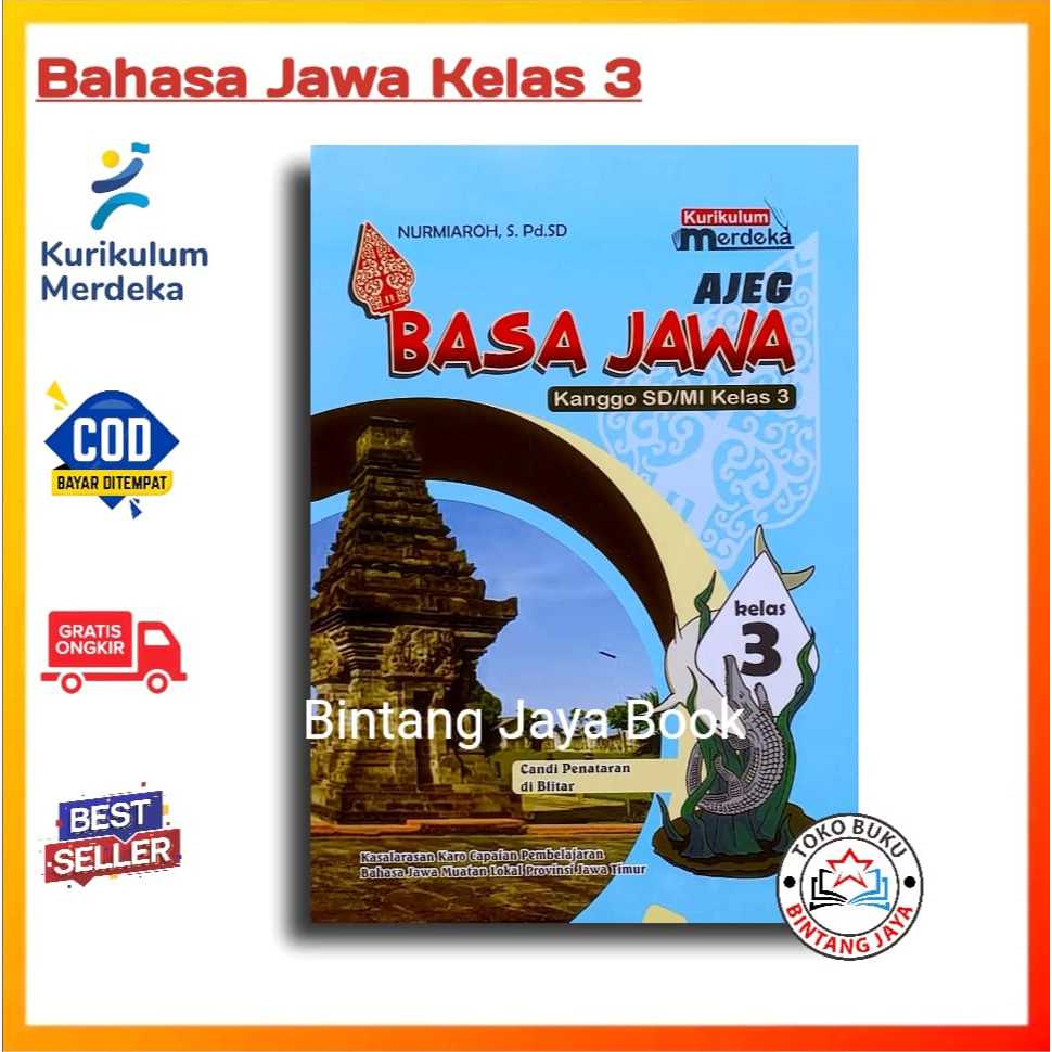 Jual Buku Siswa Ajeg Basa Jawa Kelas 3 SD/MI Kurikulum Merdeka - Buku Bahasa Jawa Kurikulum ...