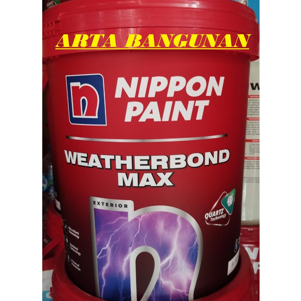 Jual Cat Tembok NIPPON WEATHERBOND MAX ( 20 Liter ) | Shopee Indonesia