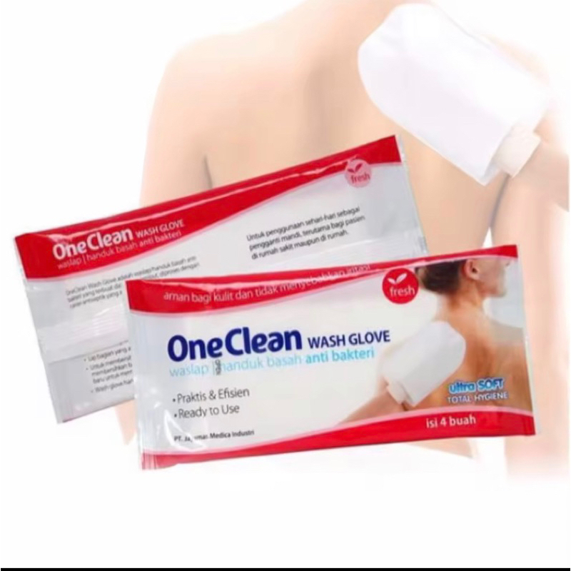 Jual OneMed Waslap One Clean Wash Gloves PER PCS | Shopee Indonesia