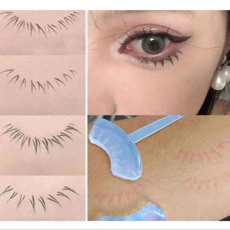 Jual MIMIAAWSHOPPE Lower Eyelash Stamp Stempel Bulu Mata Bawah Dua Sisi Kanan Kiri | Shopee ...