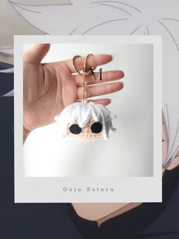 Jual Keychain Gojo Satoru | Gantungan Kunci Gojo Satoru | Gojo Satoru ...