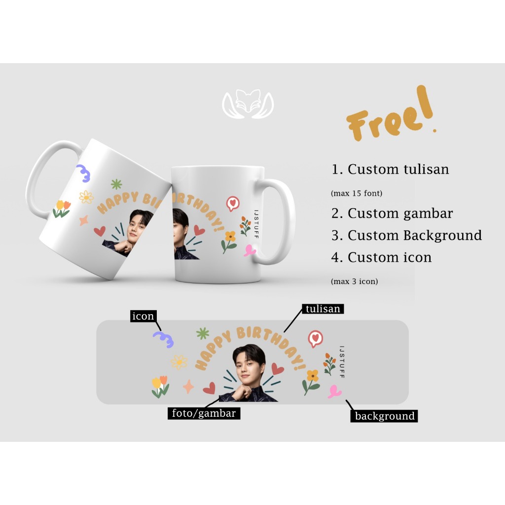 Jual SOUVENIR CETAK CUSTOM MUG / HAMPERS MUG AESTHETIC | Shopee Indonesia