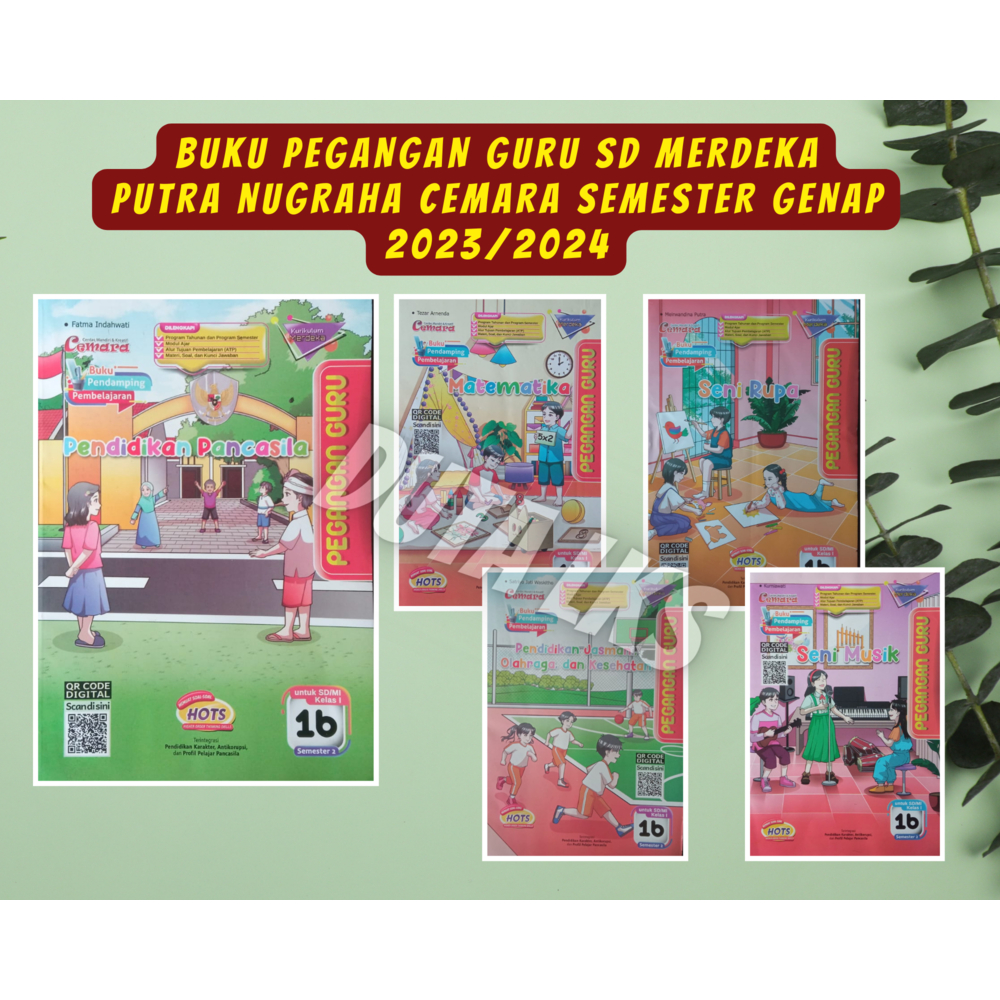 Jual Buku Pegangan Guru (PG) Cemara Putra Nugraha SD/MI Kelas 1 - Kurikulum Merdeka Semester ...