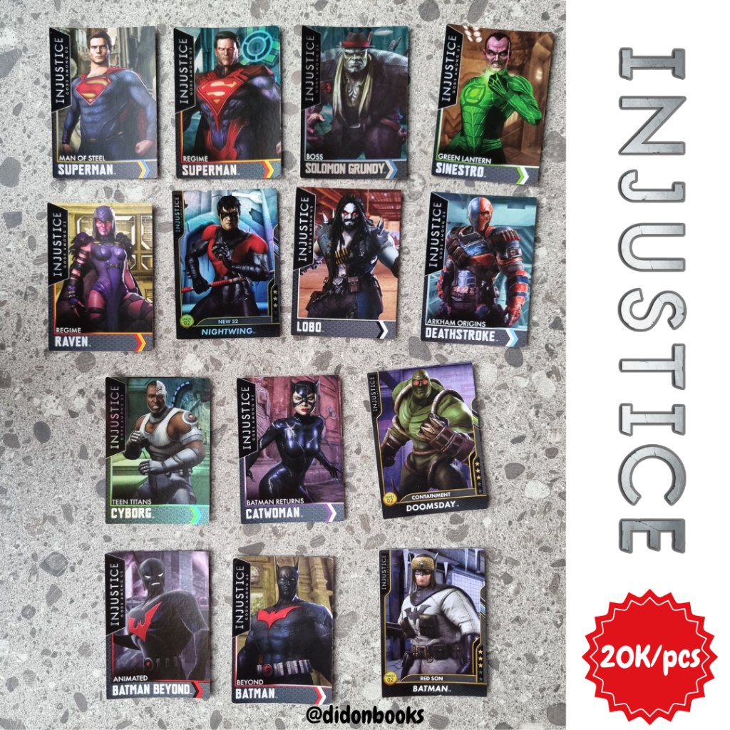 Jual KARTU INJUSTICE CARD ORI TIMEZONE GOLD MURAH | Shopee Indonesia