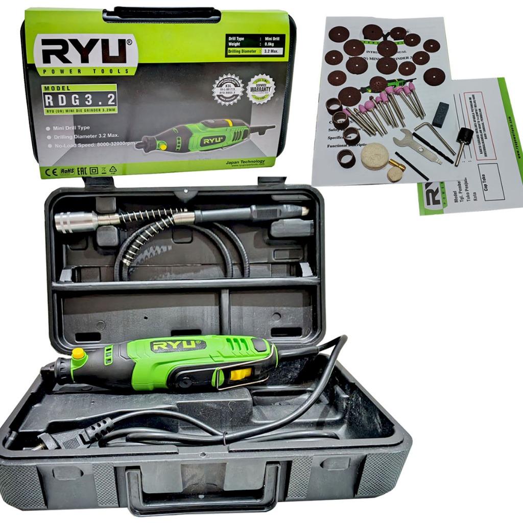 Jual RDG 3.2 ALAT TUNER MINI DIE GRINDER HAND GRINDER Gerinda Tangan ...
