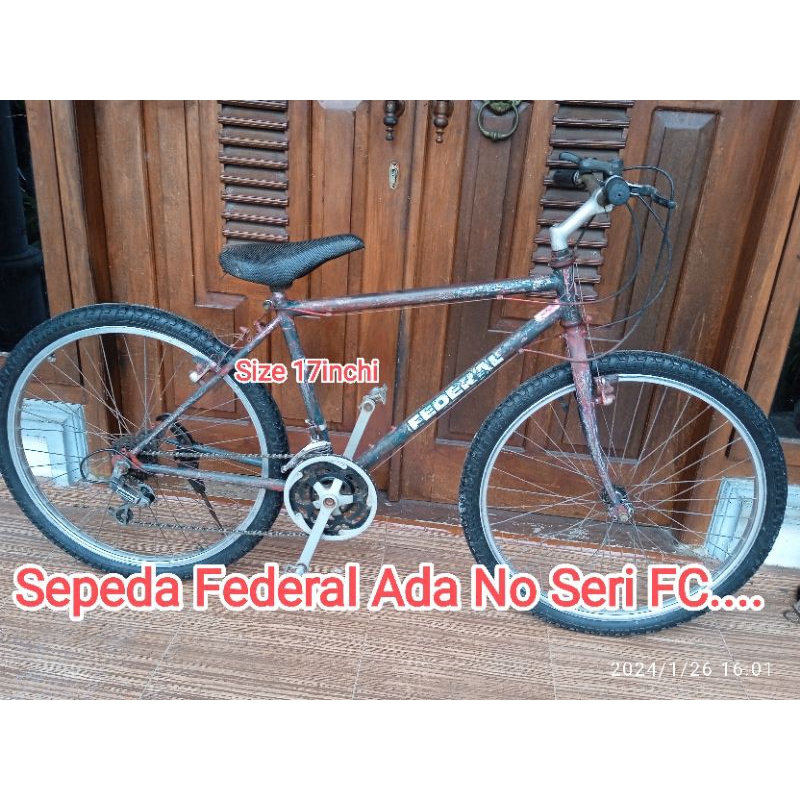 Jual Sepeda Federal Ori Ada No Seri FC.... | Shopee Indonesia