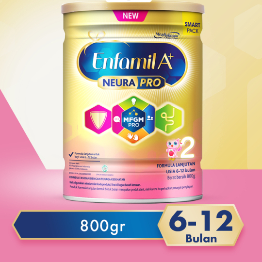 Jual Enfamil A+ Neura Pro Tahap 2 Susu Formula Bayi 6-12 bulan Plain ...