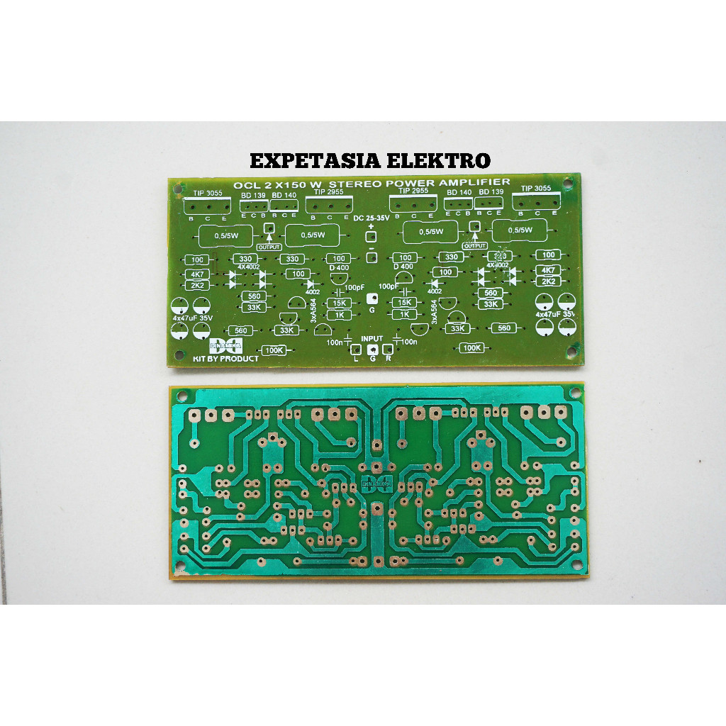 Jual PCB Stereo Power Amplifier OCL 2x150 WATT | Shopee Indonesia