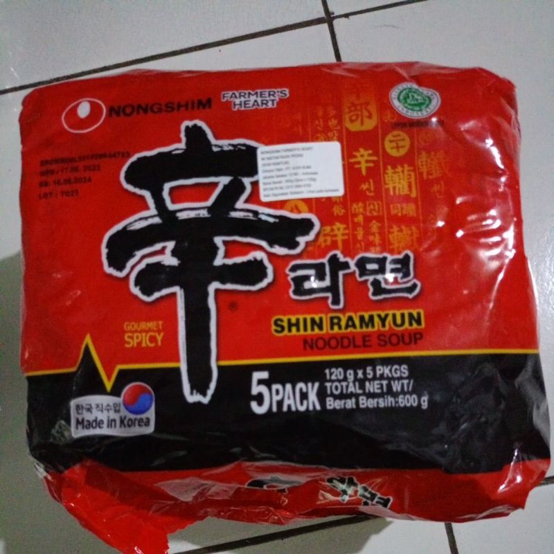 Jual Shin ramyun multy pack isi 5 | Shopee Indonesia