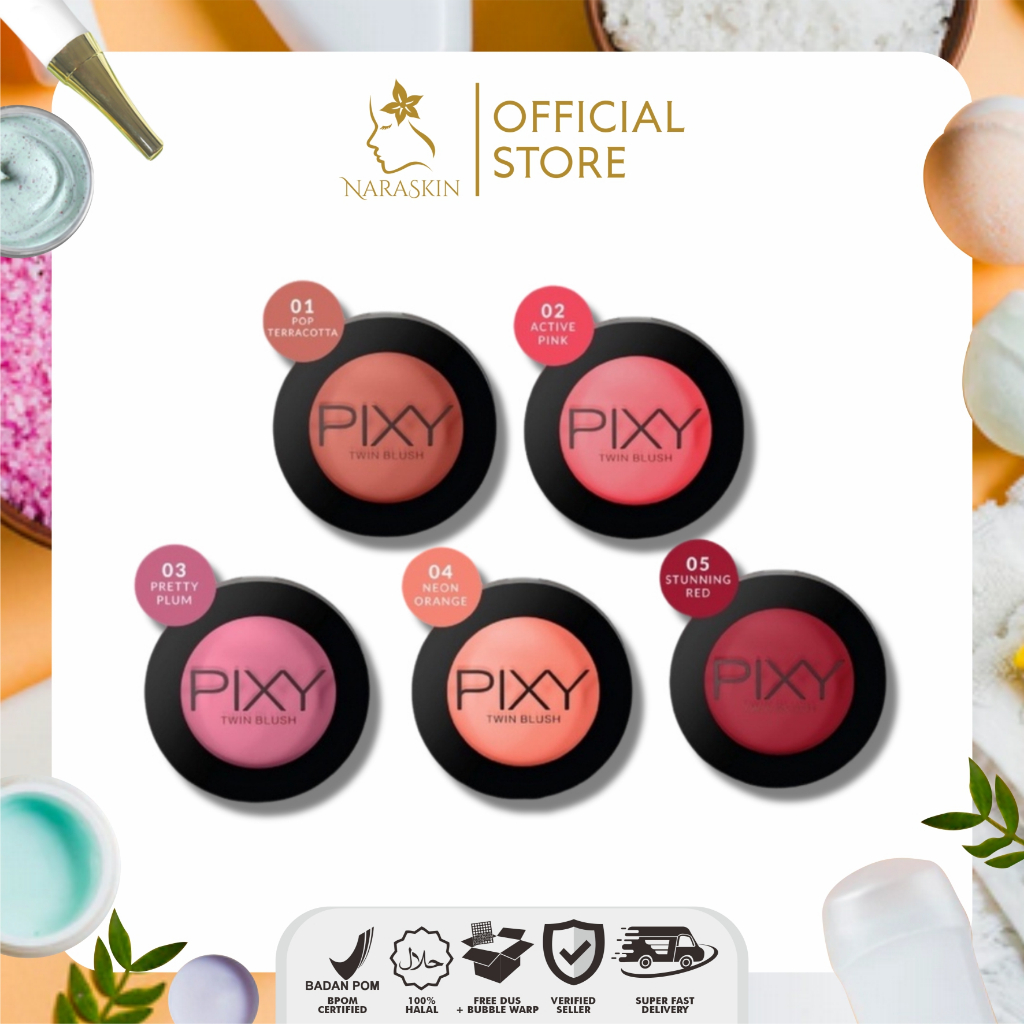 Jual Pixy Twin Blush Cheek & Lips - Blush On | Shopee Indonesia