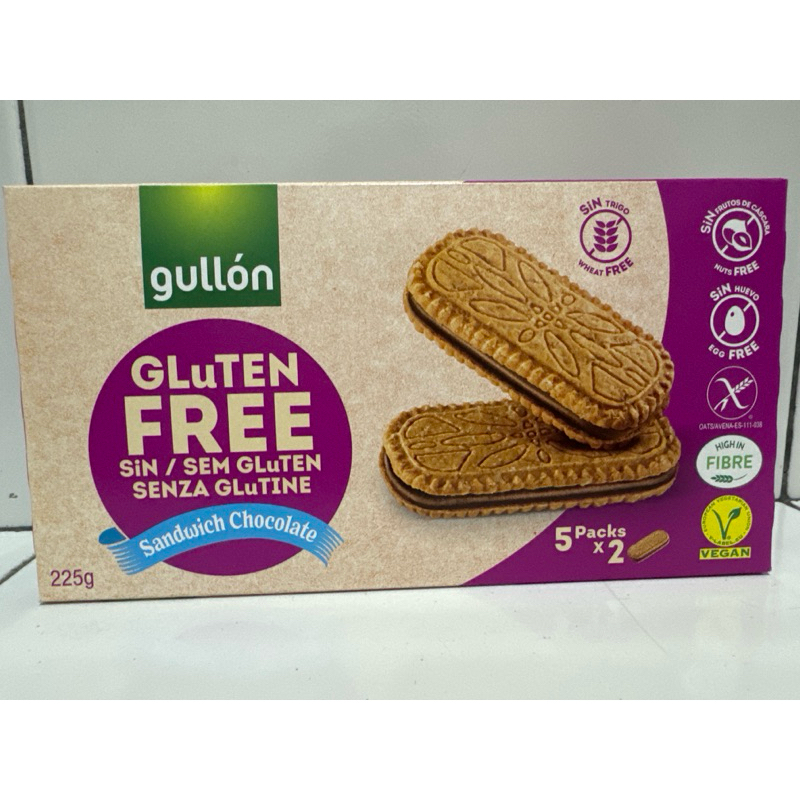Jual Gullon Sandwich Chocolate 225gr (5packs x 2) | Shopee Indonesia