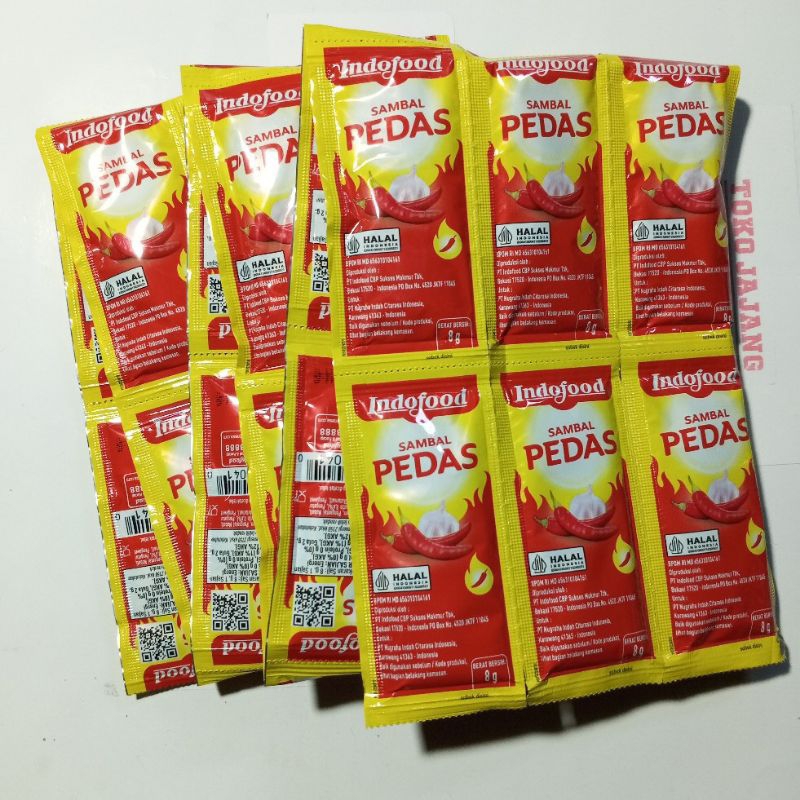 Jual Saos Sambel Pedas Indofood 36 Sachet @8gr | Shopee Indonesia